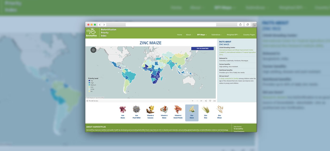 New Tool Showcases Where Crop Biofortification Can Be Most Impactful ...