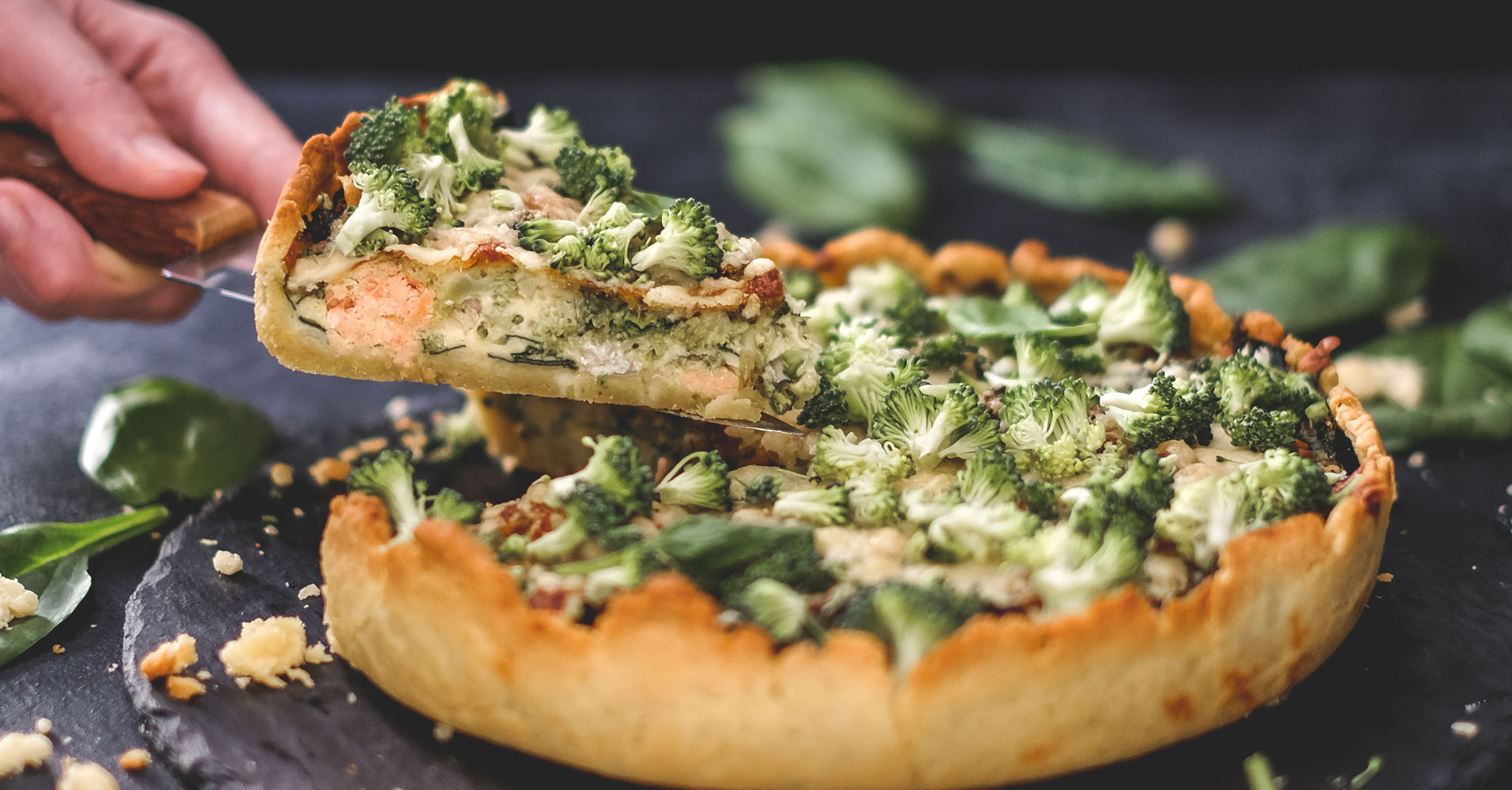 Broccoli & Ricotta Iron Pearl Millet Quiche - HarvestPlus
